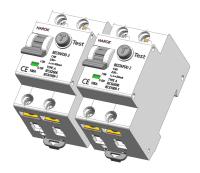 China High Performance BESTAFDD 2 Arc Fault Detection Device With Right Neutral Conductor Position And B Tripping Character for sale