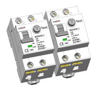 China High Performance BESTAFDD 2 Arc Fault Detection Device With Right Neutral Conductor Position And B Tripping Character for sale