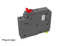 China VF002 Miniature Circuit Breaker(MCBs) UL489 Circuit Breaker 500V PLUG IN TYPE for sale