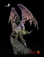 China Custom Resin Anime Figurine Illidan Stormrage Handcrafted Collectible Statue 30cm for sale