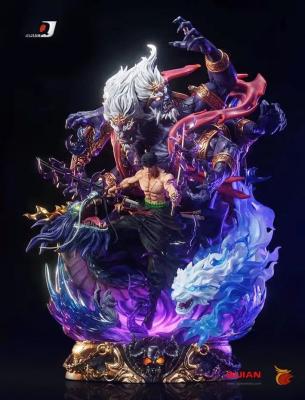 China Custom Resin Anime Statue King Of Hell Zoro Handcrafted Collectible Figure 30cm for sale