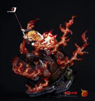 China Custom Rengoku Kyoujurou Resin Anime Statue Handcrafted 30cm Collectible Figurine for sale