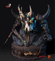China Saga Custom Resin Figurines Meticulously Detailed for sale