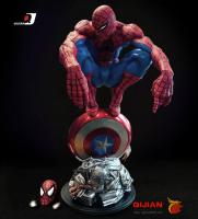 China Custom Resin Anime Spider Man Action Figure Collectible Statue 20cm for sale