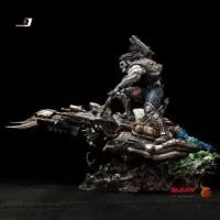 China Custom Resin Anime Statue DC REBIRTH LOBO Collectible Figure OEM 1 Piece MOQ for sale
