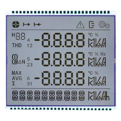 China Electric Energy Meter LCD Segment LCD Screen for sale