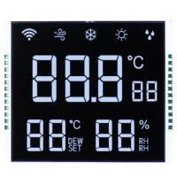 China Custom VA Segment LCD Display 12:00 Viewing Direction Duty/Bias 1/4 Duty Ultra-Low 2μA Consumption -20°C to 70°C Operation for sale