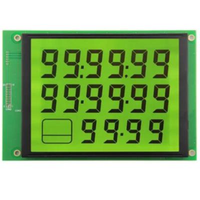 China Custom LCD Panel, Monochrome Temperature Control Instrument Energy Storage Power LCD, STN Yellow Green Segment LCD for sale