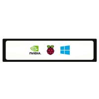 China 11.9 Inch Strip Display For Advertisement And Signage Supports Raspberry Pi Jetson Nano And Windows for sale