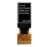 China 0.5 Inch OLED Display Module 88x48 Pixels Passive Matrix With I2C Interface for sale