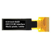China 0.54 Inch I2C OLED Displays 96x32 Pixels 60cd/M2 All Viewing Angles for sale