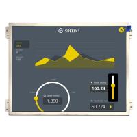China 10.4inch Industrial TFT LCD Display 1024x768 Pixels LVDS Interface 30 Pin for sale
