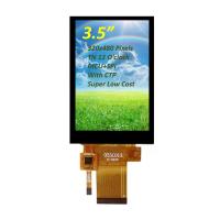 China 320x480 HVGA 3.5 Inch TFT LCD Display MCU + SPI Interface With Capacitive Touch Screen for sale