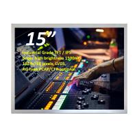 China Sunlight Readable 15 Inch Industrial TFT Display 1000 Nits LVDS 1024x768 Pixel for sale