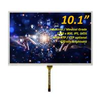 China 10.1 Inch TFT LCD Display 1280x800 Resolution With Resistive Touch Panel for sale