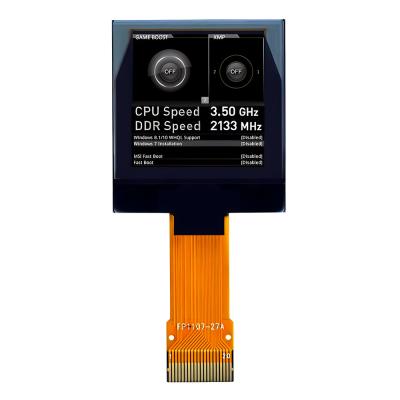 China 20 Pin 1.12 Inch OLED Display Module 128x128 40mm Long ZIF Connector Parallel SPI I2C for sale