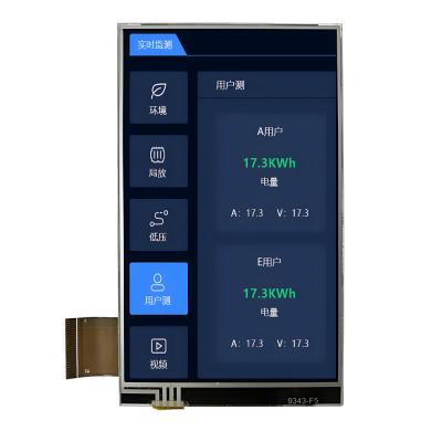 China 4 Inch Resistive Touchscreen TFT LCD Display China Factory Supply RGB Interface for sale