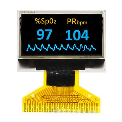 China 0.96 Inch 128x64 Dots White And Blue Dual Colors 30 Pin OLED Display Internal DC/DC Inside for sale
