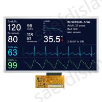 China Outdoor High Brightness 1000nits 7 Inch TFT LCD Module 1024*600 LVDS Interface for sale