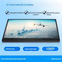China 15.6-inch HDMI LCD Portable Monitor HD Resolution 1920*1080 dots for Industrial Control Security Surveillance for sale