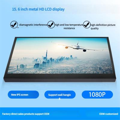China 15.6-inch HDMI LCD Portable Monitor HD Resolution 1920*1080 dots for Industrial Control Security Surveillance for sale