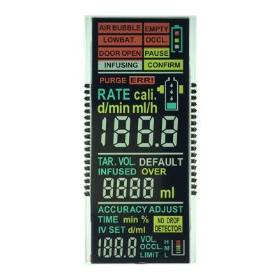 China Mini 7 Segment LCD Display Module VA TN 36 Pins For Time Digit Front Glass Display for sale
