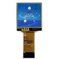China 128x128 Square LCD Display Screen 1.44 Inch TFT LCD 8bit MPU Interface Plugging Type Connection for sale