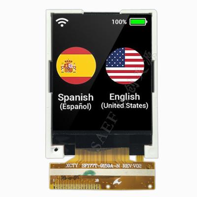 China 1.77-inch TFT LCD with 4-Wire Resistive Touch Screen | 128x160 SPI Interface | ILI9163C Driver | Compact Embedded Display for sale