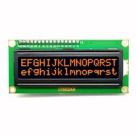 China COB 1602 Character LCD Display 16x2 With White Red Orange Character for sale