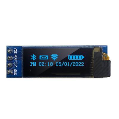 China 128x32 OLED Display Module 0.91 Inch 4 Pins | SSD1306 Driver IC | I2C Interface for sale