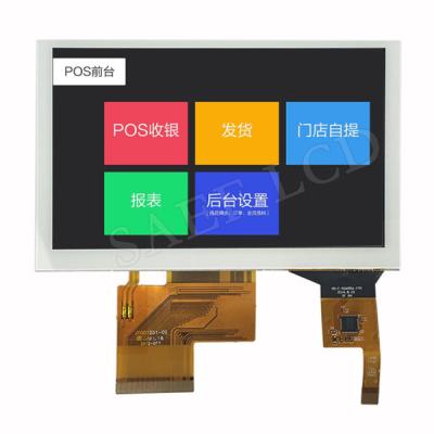 China 5 Inch PCAP TFT Display 800*480 RGB Interface With Capacitive Touch Panel for automation control screen for sale