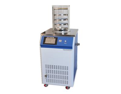 China Thickness 10mm 4L/S 1300w Benchtop 0.27m2 Lab Freeze Dryer for sale