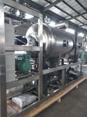 China PLC Vacuum CIP Cleaning 10m2 25kwh Food Freeze Dryer for sale