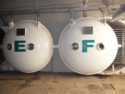 China Cylindrical PLC 950W Dehydration 50m2 Food Freeze Dryer for sale