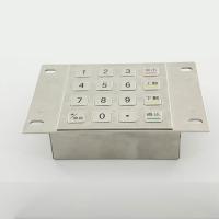 China IP65 Waterproof ATM Pin Pad 304 Stainless Steel for Payment Kiosk EPP 16 Keys for sale