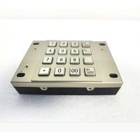 China PCI 4.0 Certified DES 3DES Payment Kiosk Encrypted ATM Metal Pin Pad With 16 Keys for sale