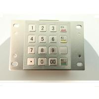 China 16 Keys IP65 304 Stainless Steel Encrypted Metal Pin Pad USB Payment Kiosk for sale