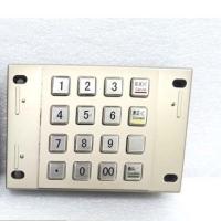 China Payment Kiosk Pin Pad USB RS232 PCI 4.0 Certified Encrypted Metal 16 Keys for sale