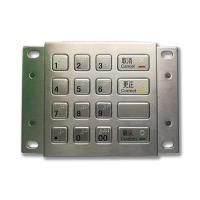 China ATM Payment Kiosk Pin Pad DES 3DES Stainless Steel Encrypted Metal With 16 Keys for sale