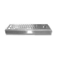 China 65 Keys Desktop IK07 IP65 Waterproof Stainless Steel Keyboard With Trackball for sale