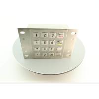 China 16 Keys Encrypted ATM PIN Pad Payment Kiosk Stainless Steel Metal Keypad for sale