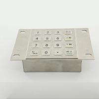China 304 Stainless Steel Metal EPP Encrypted Pin Pad Waterproof IP65 for sale