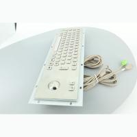 China English Metal Keyboard With Trackball Dustproof 304 Stainless Steel for sale