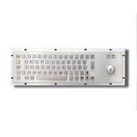 China English Metal Keyboard With Trackball Dustproof 304 Stainless Steel for sale