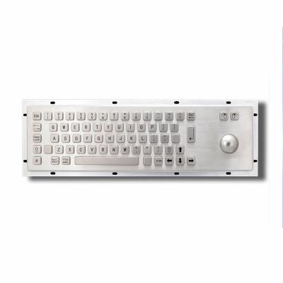 China English Metal Keyboard With Trackball Dustproof 304 Stainless Steel for sale
