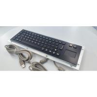 China No Backlighting Black Metal Keyboards With Touchpad 304 Stainless Steel for sale