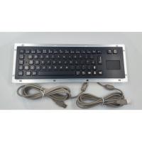 China No Backlighting Black Metal Keyboards With Touchpad 304 Stainless Steel for sale