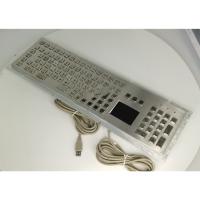 China Ip65 Rugged Keyboard With Touchpad Rear Mounting for sale