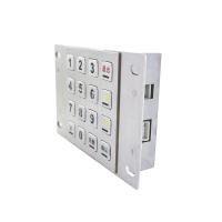 China 4x4 16 Keys 304 Stainless Steel Metal Numeric Keypad with Backlight Self Service Kiosk Keypad for sale