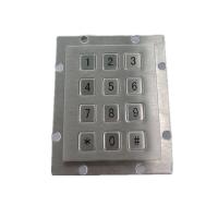 China IP65 IK07 Vending Kiosk Stainless Steel Keypad 3x4 12 Keys Access Control for sale